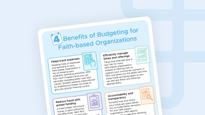 4 Benefits of Budgeting for Faith-based organizations - PEX